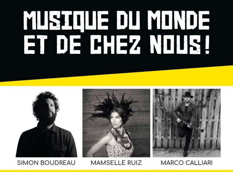 Simon Boudreau, Marco Calliari et Mamselle Ruiz en spectacle à Saint ...